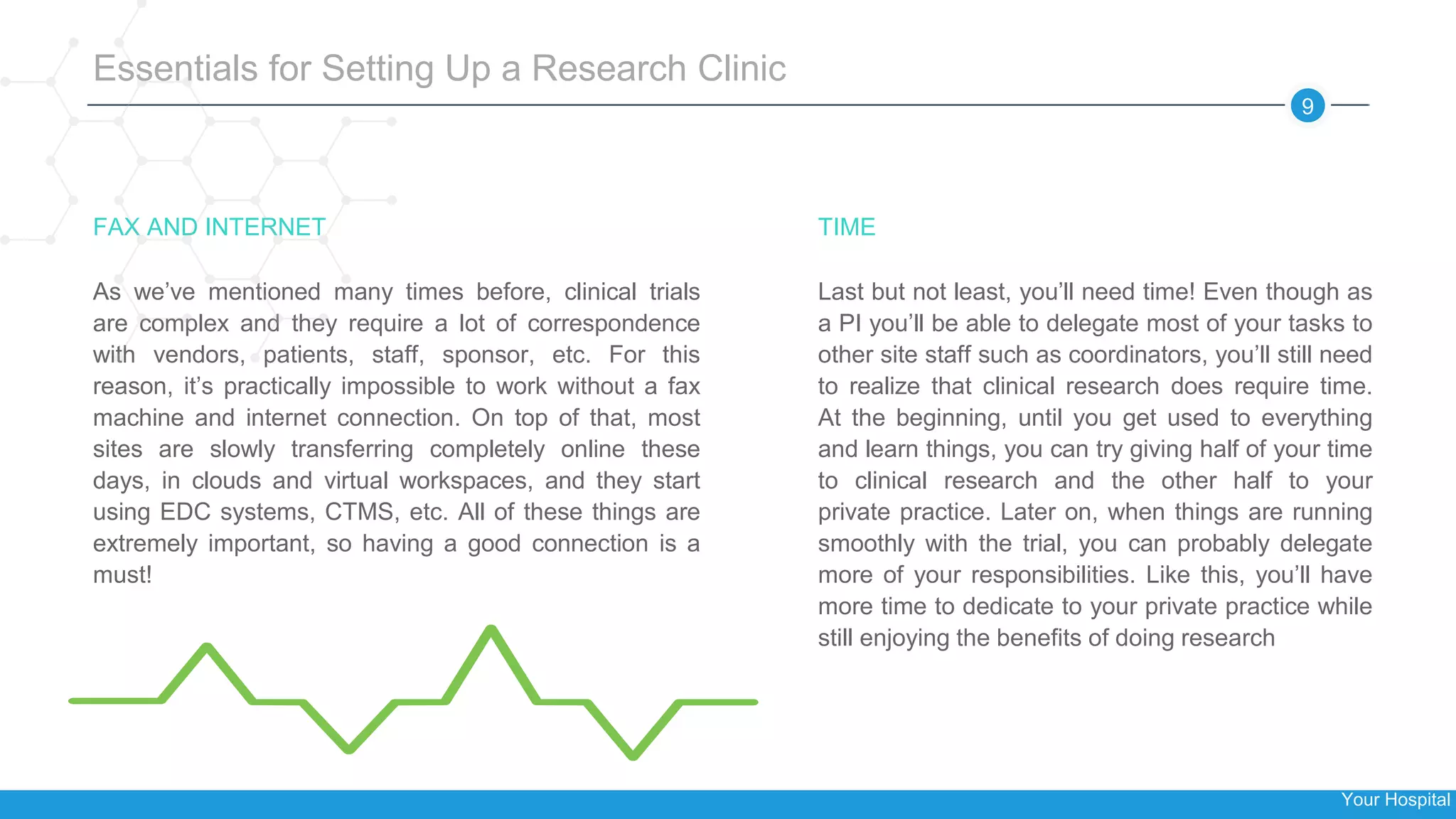 Essentials for Setting up a New Clinical Research Center | PPTX