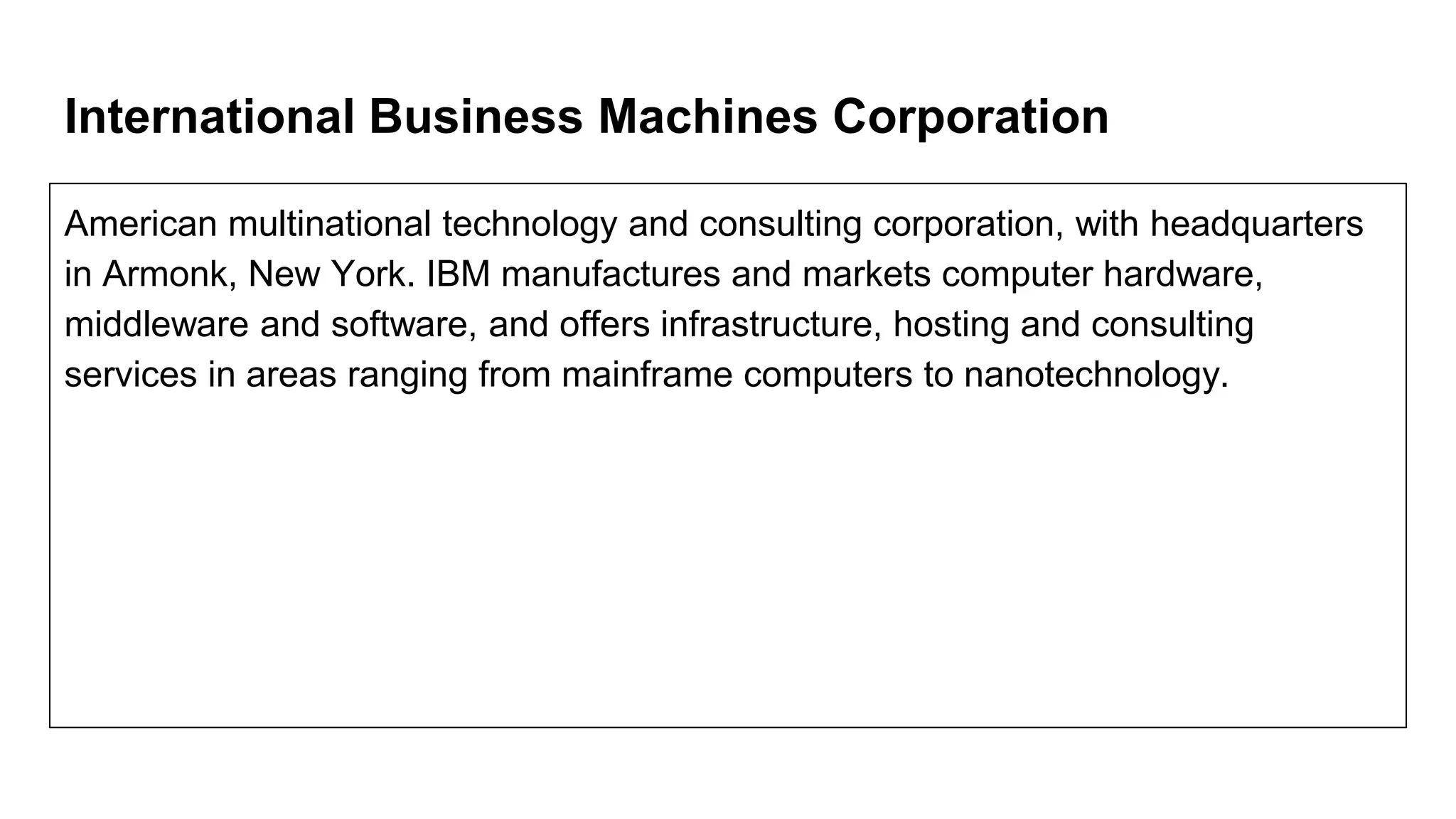 History of ibm | PPTX