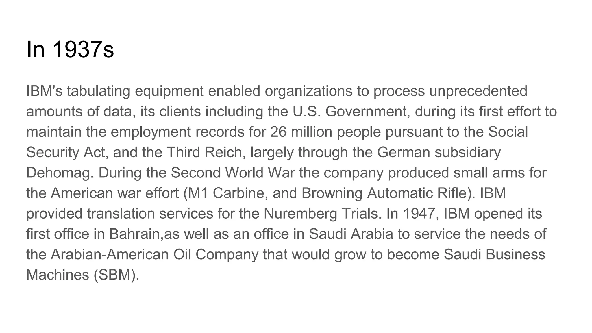 History of ibm | PPTX