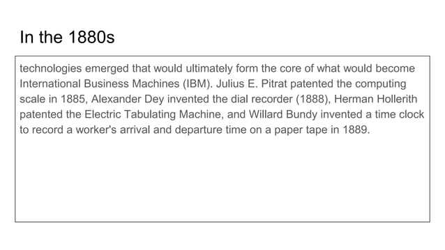 History of ibm | PPTX