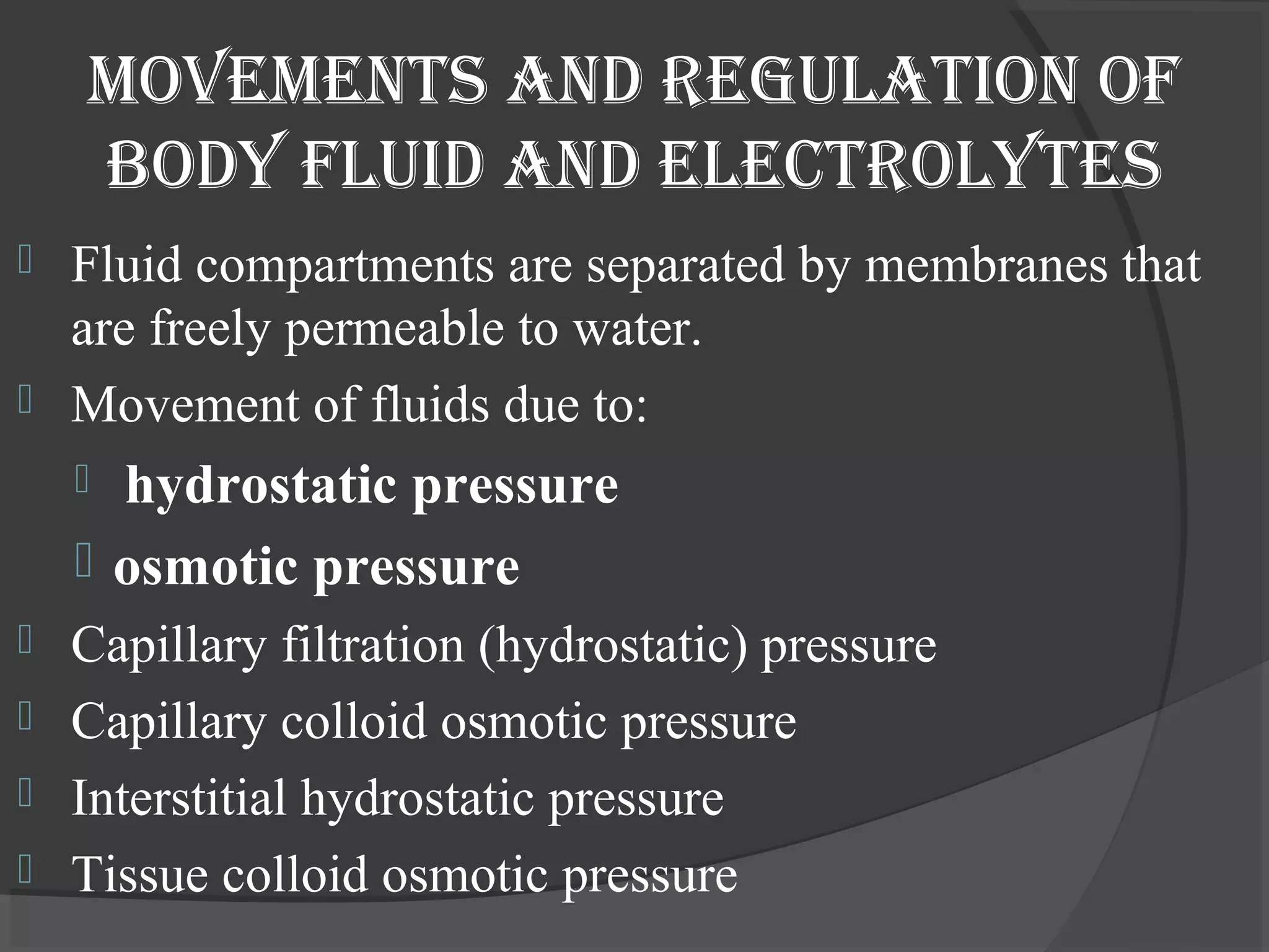 fluid and electrolytes and acidosis and alkalosis | PPT