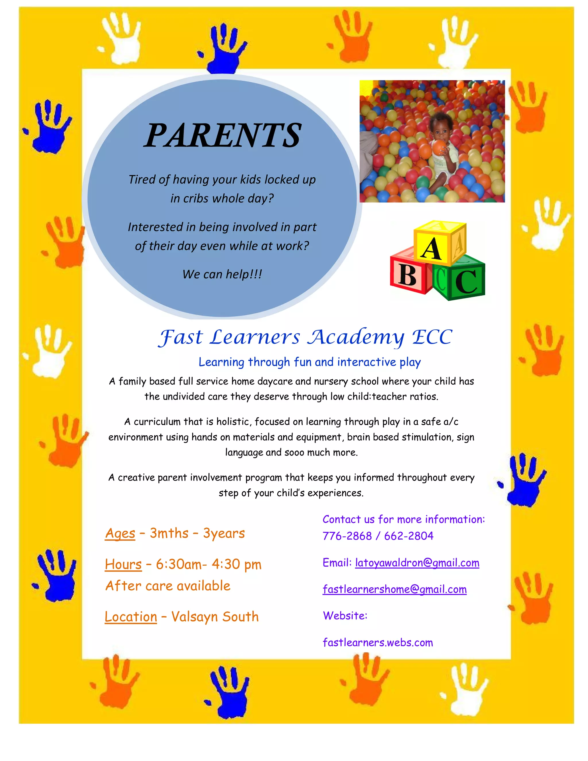 Fast Learners Flyer | PDF