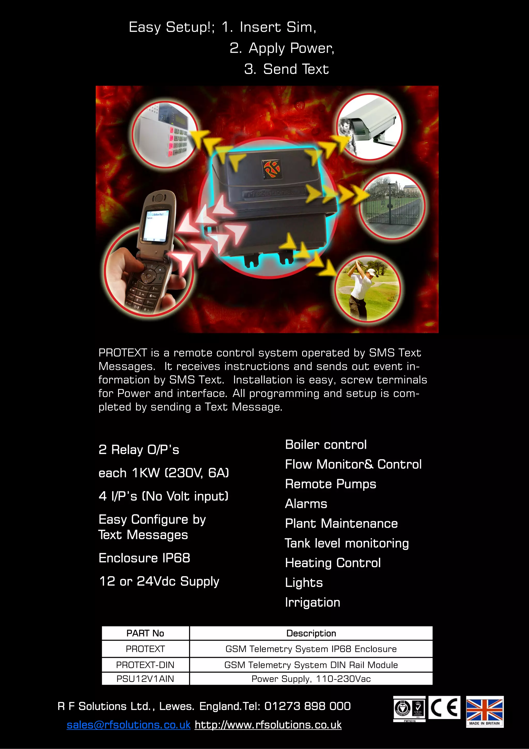RF Solutions Protext System | PDF