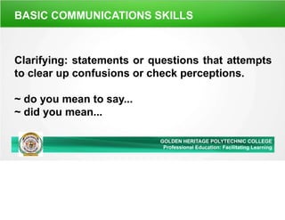 Basic Communication Skills: Making Teacher / School Communication Effective for Learners and ...