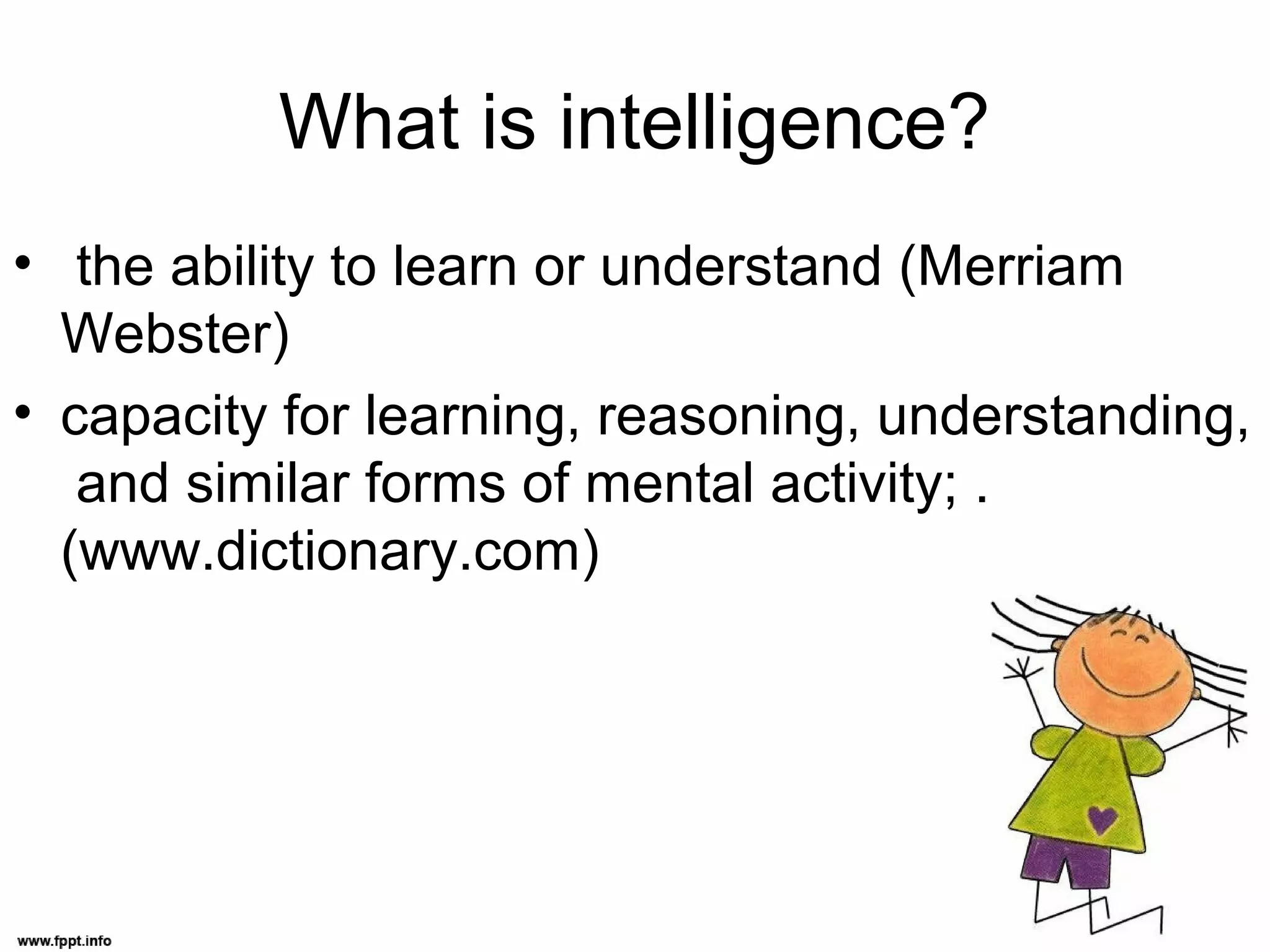 Perkins' Theory of Learnable Intelligence | PPT