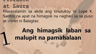 Kaligirang Pangkasaysayan ng Florante at Laura | PPTX