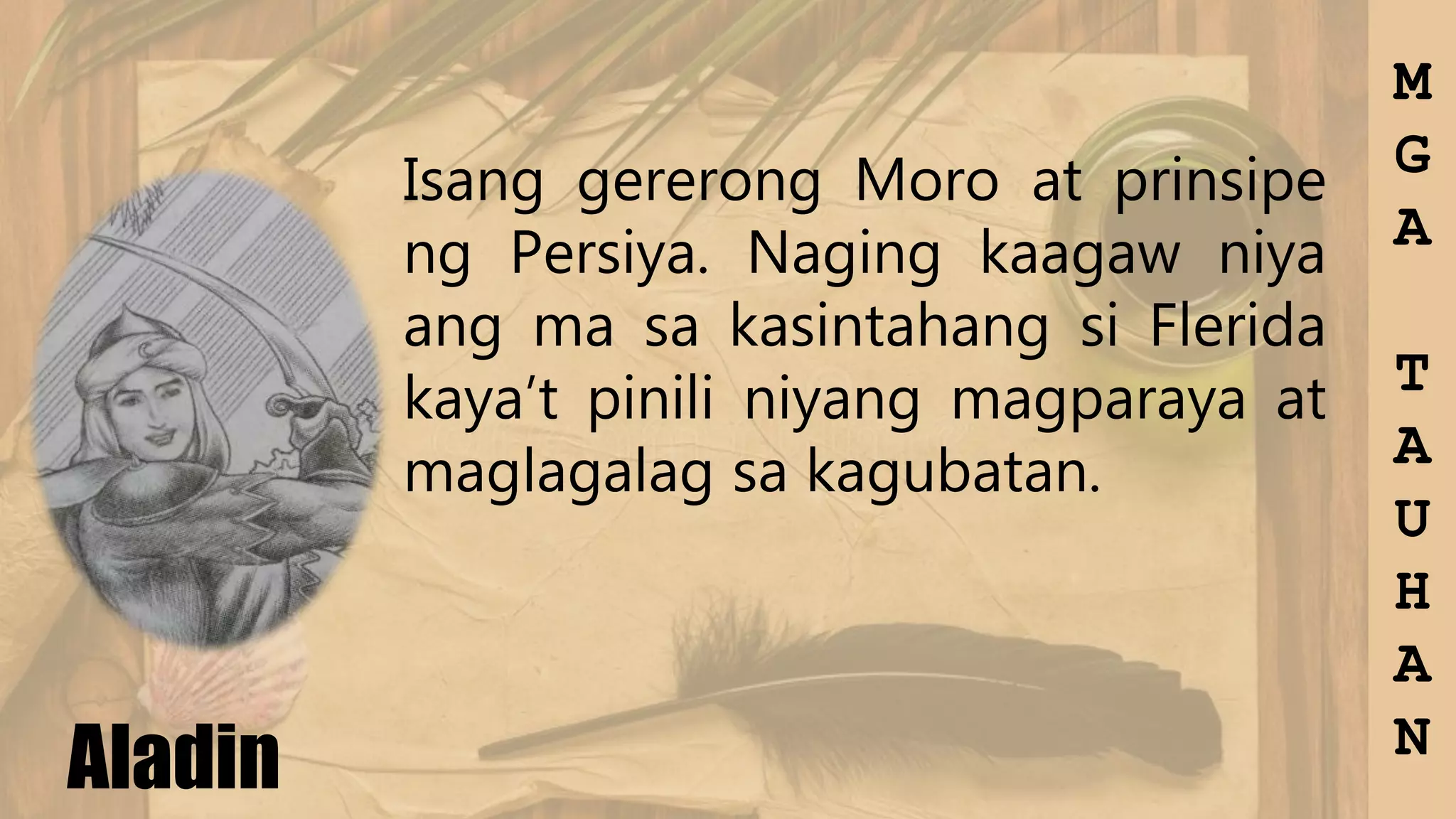 Mga Mahahalagang Tauhan sa Florante at Laura | PPTX