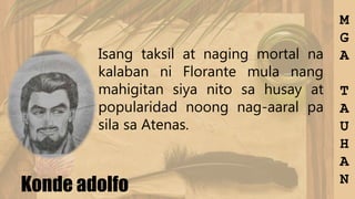 Mga Mahahalagang Tauhan sa Florante at Laura | PPTX