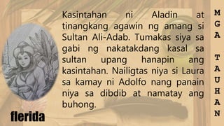 Mga Mahahalagang Tauhan sa Florante at Laura | PPTX
