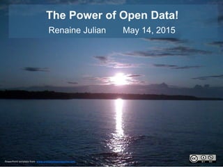 The Power of Open Data! | PPTX