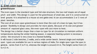 STRUCTURE AND TYPES OF GREEN HOUSES.pptx