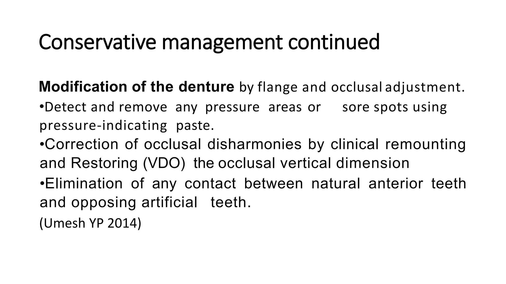 MANAGEMENT OF SEVERELY RESORBED RIDGES | PPTX