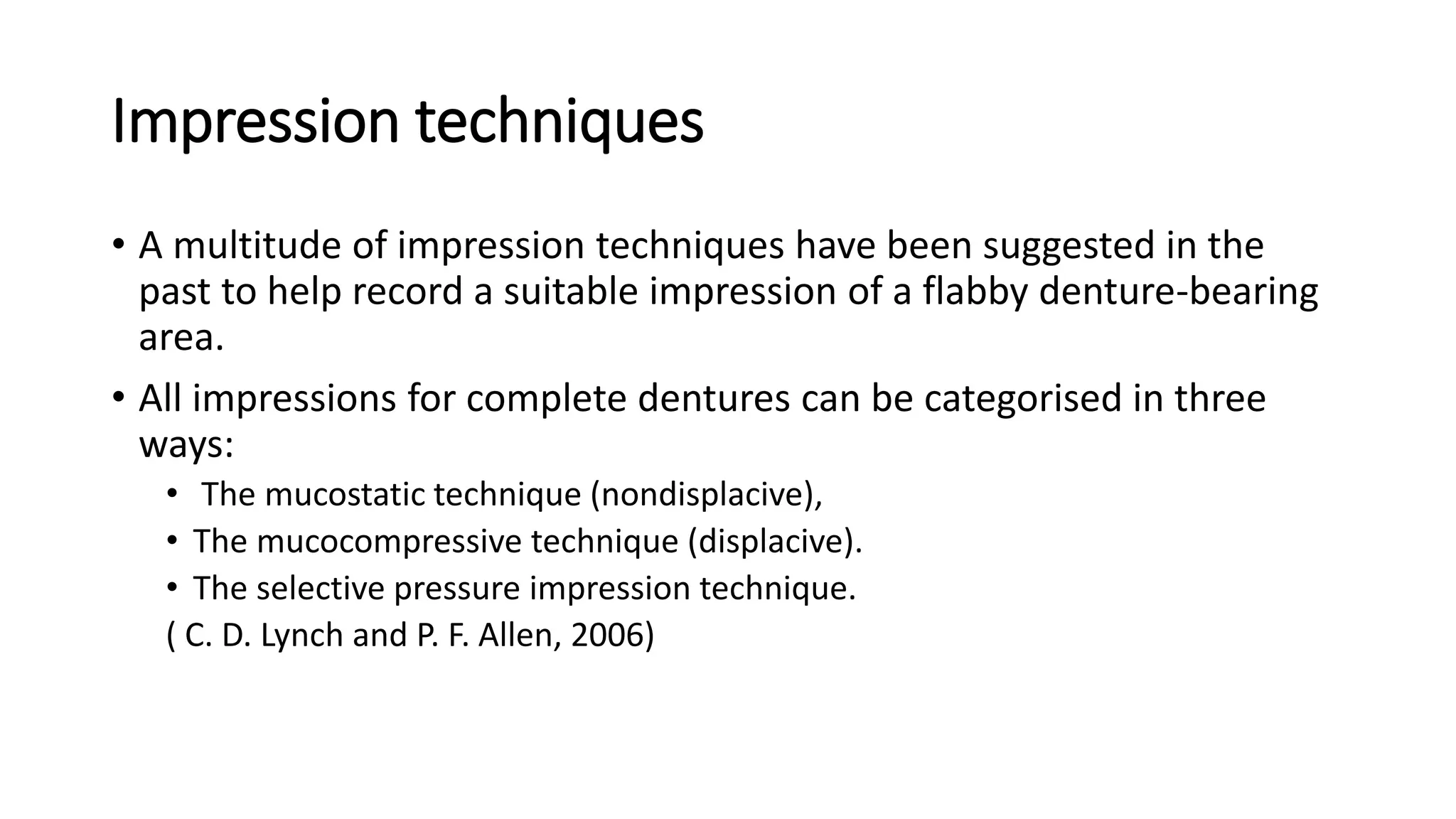 MANAGEMENT OF SEVERELY RESORBED RIDGES | PPTX