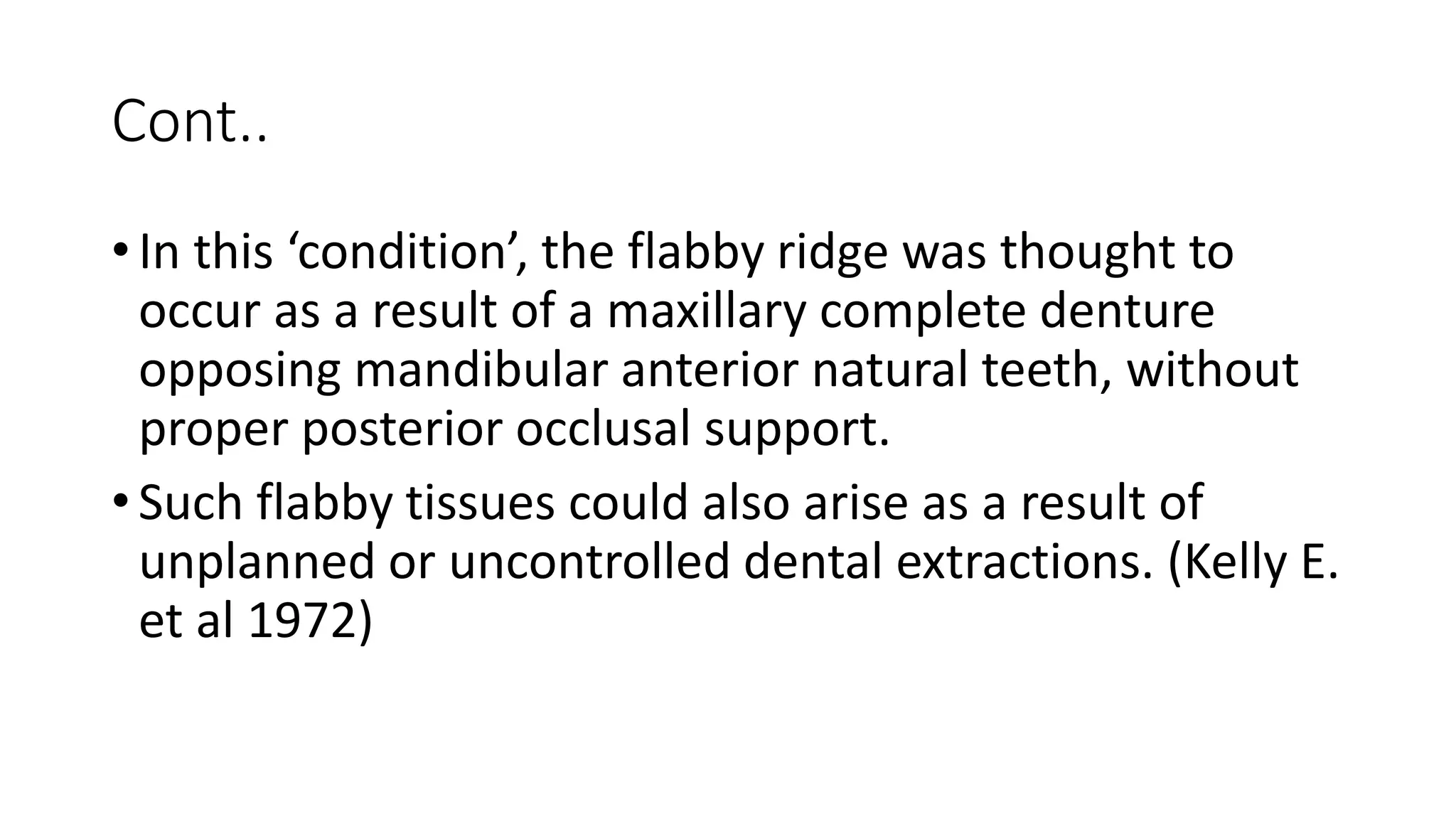 MANAGEMENT OF SEVERELY RESORBED RIDGES | PPTX