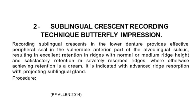 MANAGEMENT OF SEVERELY RESORBED RIDGES | PPTX