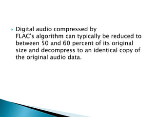 Flac | PPT