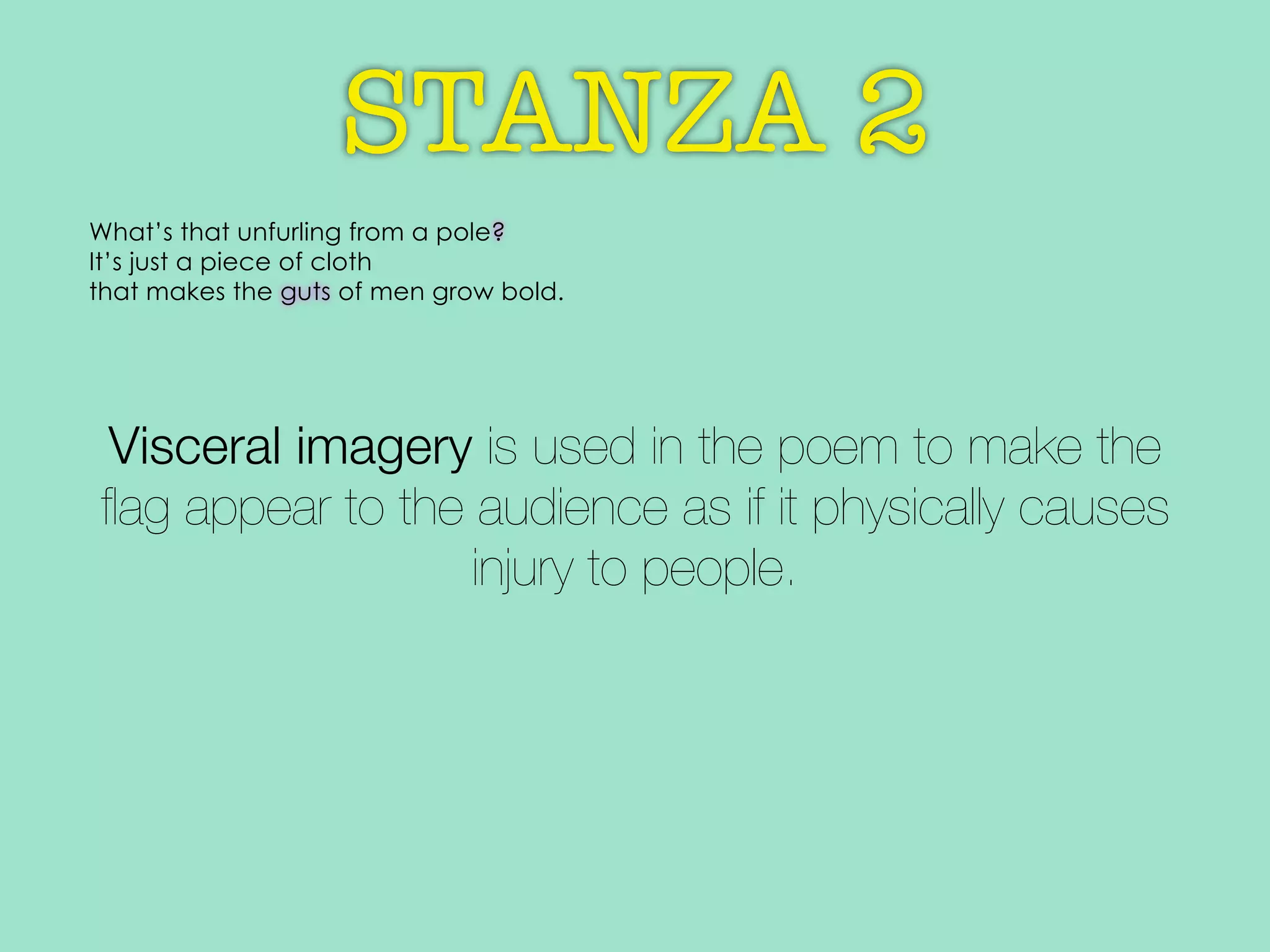 John Agard - Flag: GCSE AQA Conflict Cluster Poem Analysis | PDF