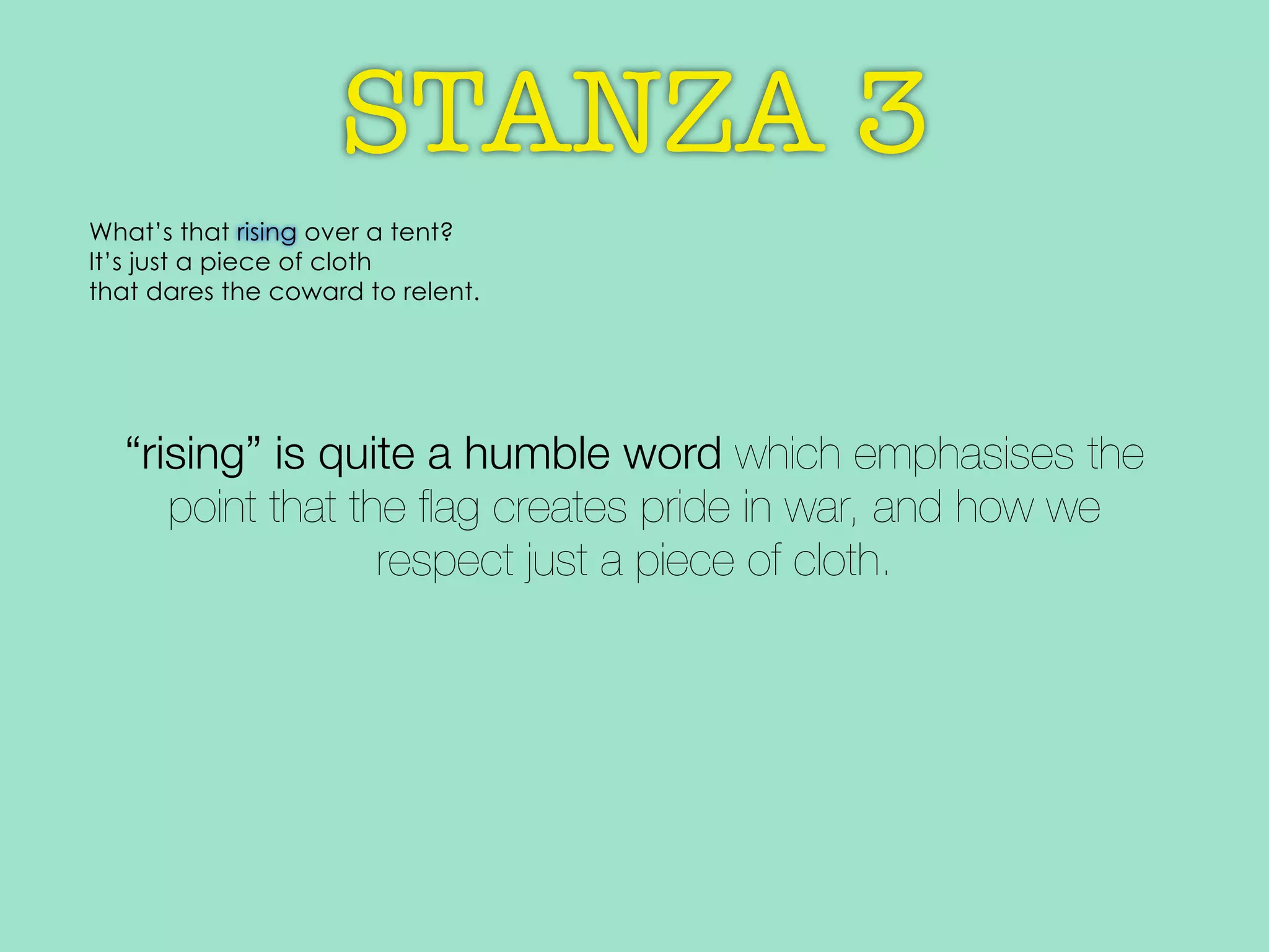 John Agard - Flag: GCSE AQA Conflict Cluster Poem Analysis | PDF