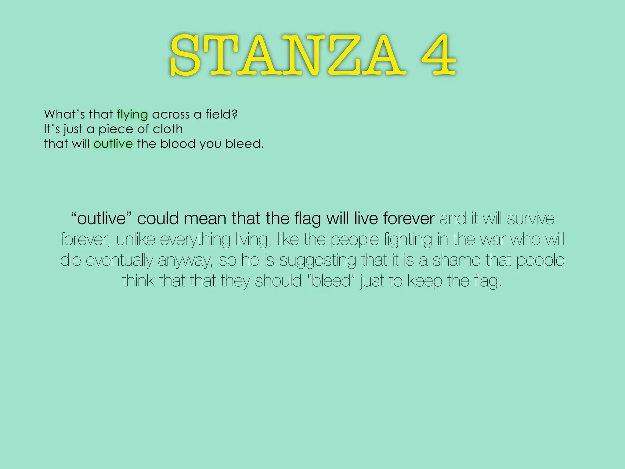 John Agard - Flag: GCSE AQA Conflict Cluster Poem Analysis | PDF