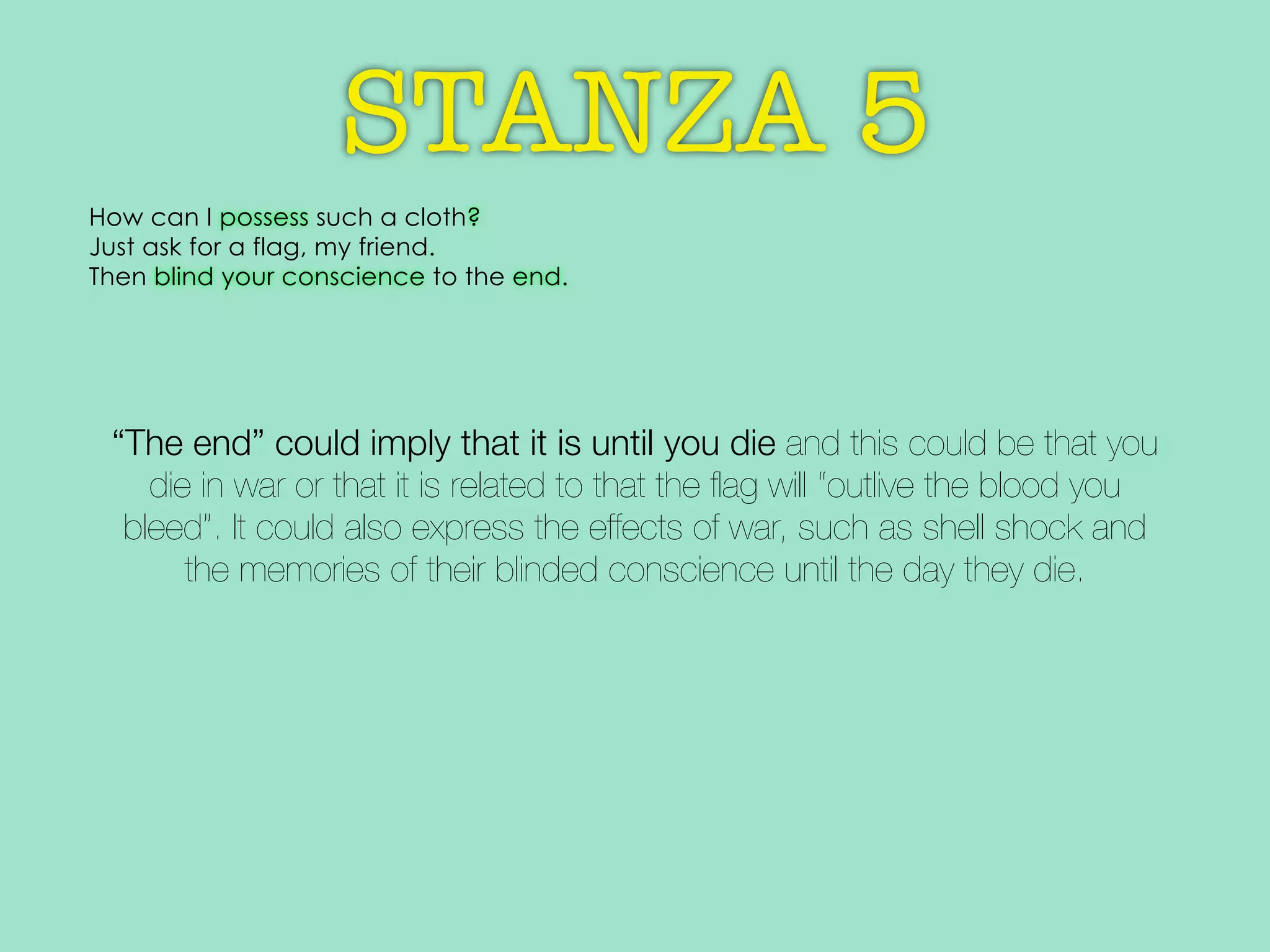 John Agard - Flag: GCSE AQA Conflict Cluster Poem Analysis | PDF