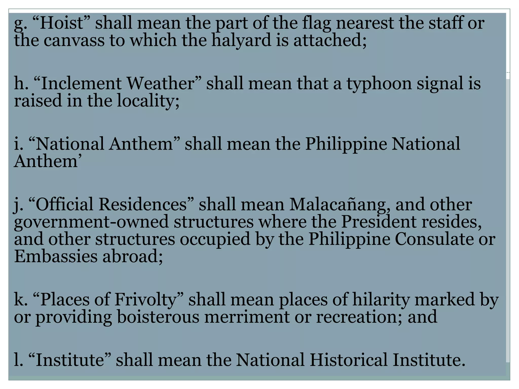 Flag and the heraldic code of the philippines | PPTX