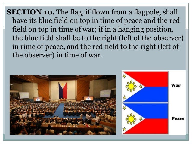 Flag and the heraldic code of the philippines