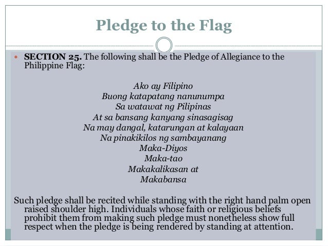 Flag and the heraldic code of the philippines