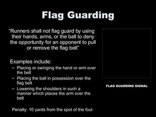 Flag Guarding | PPT | American Football | Sports