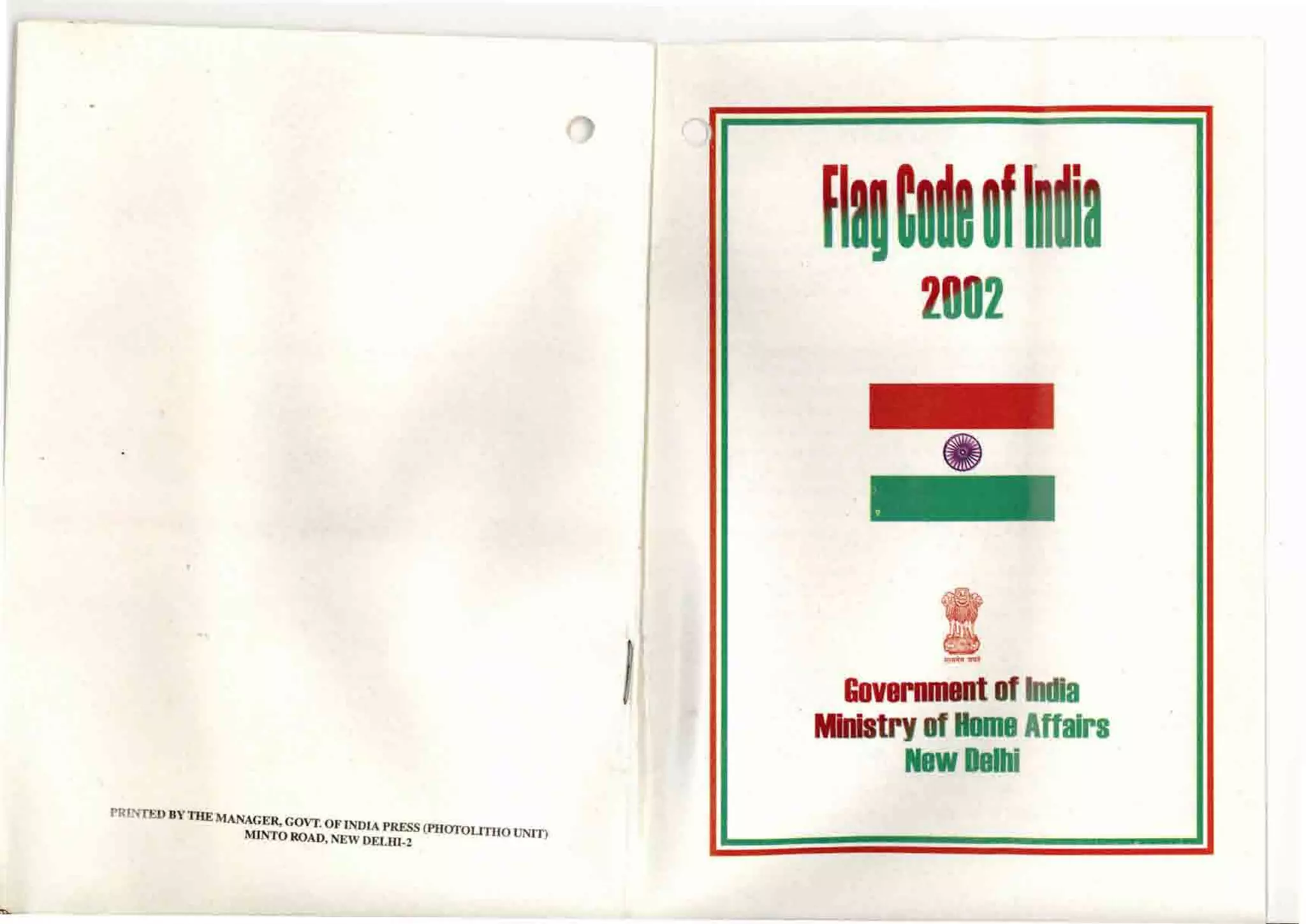 Flag Code of India, 2002 | PPT