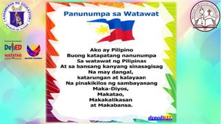 FLAG CEREMONY 2024.pptx. DEPED CEREMONY FLAG | PPTX