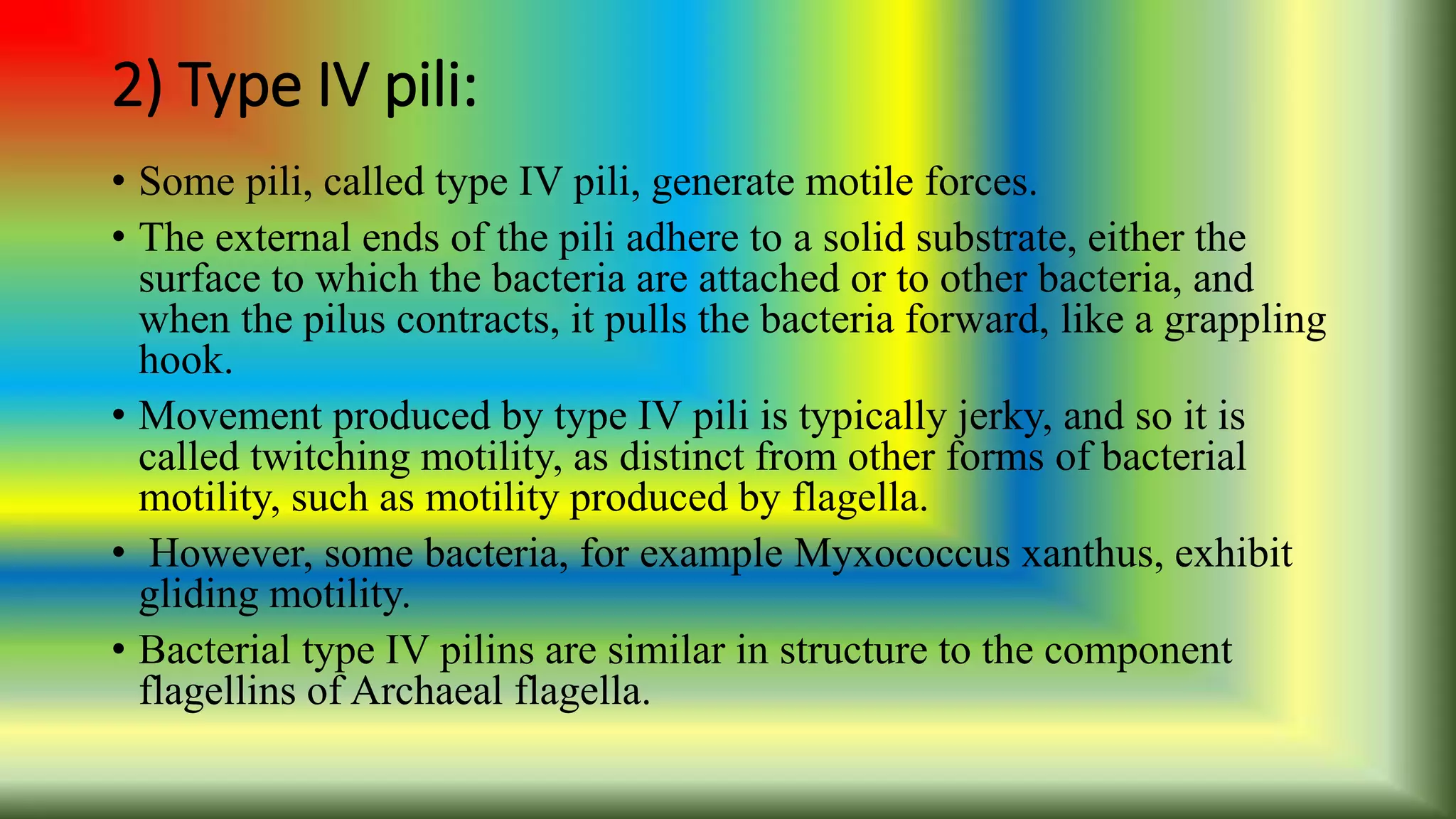Flagella, fimbriae, pili and capsule | PPTX