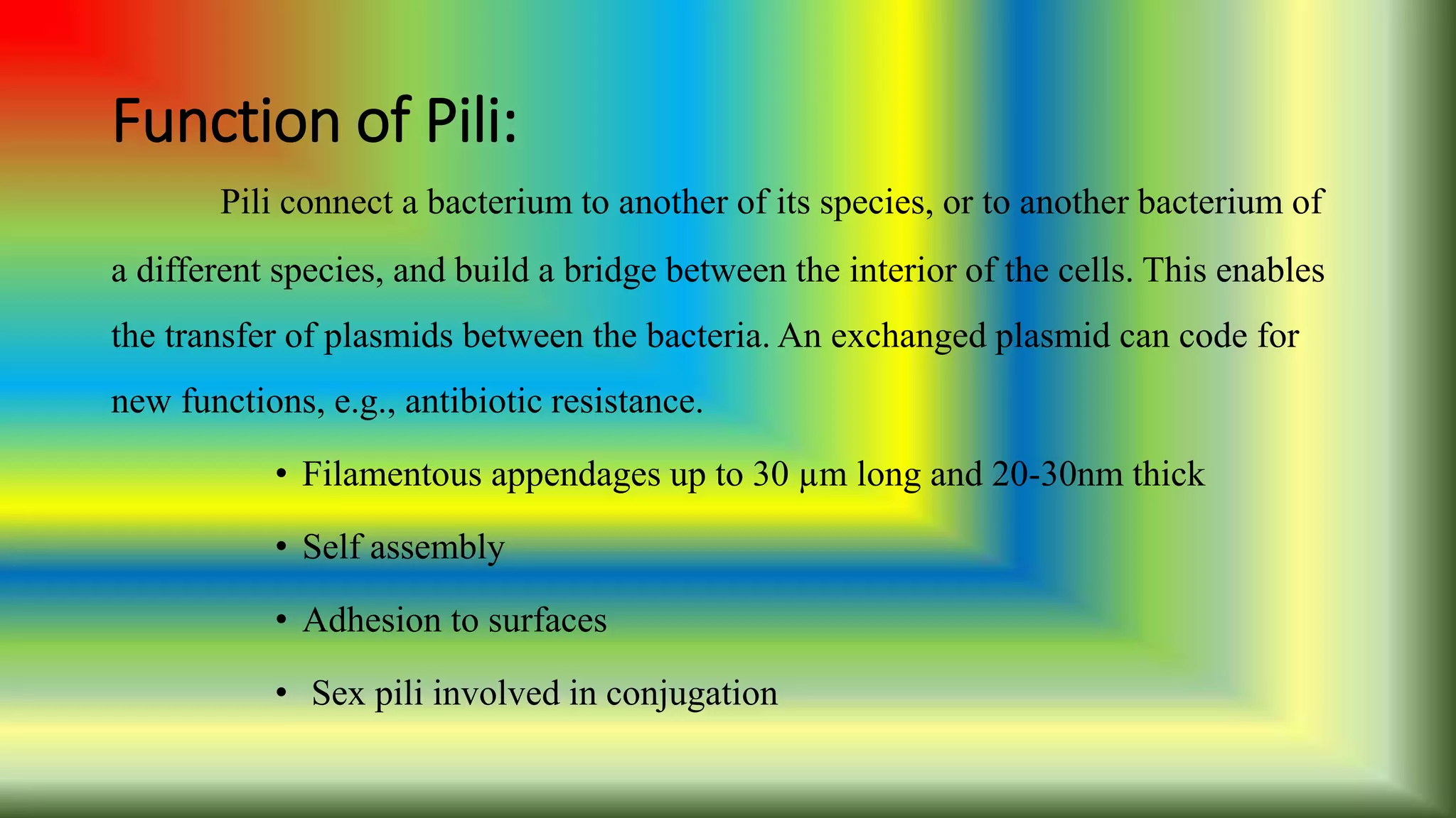 Flagella, fimbriae, pili and capsule | PPTX