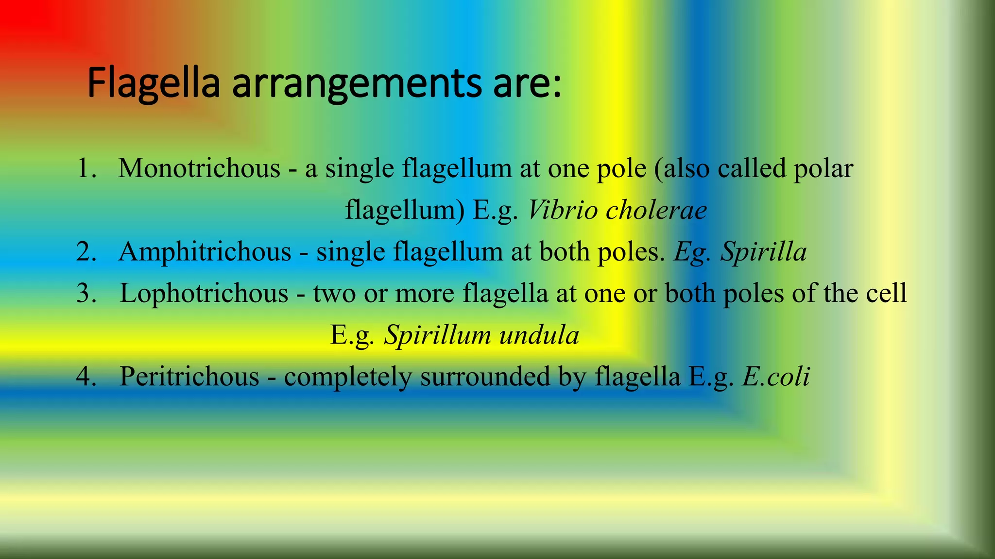 Flagella, fimbriae, pili and capsule | PPTX