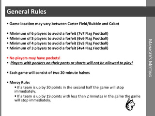 Flag football | PPT