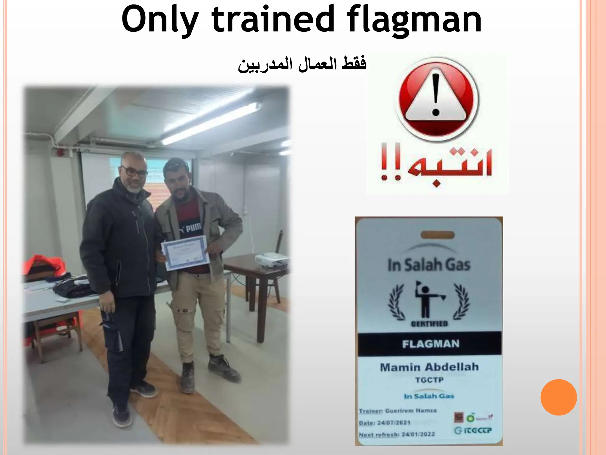 Flagman Role and responsibility in construction | PPT