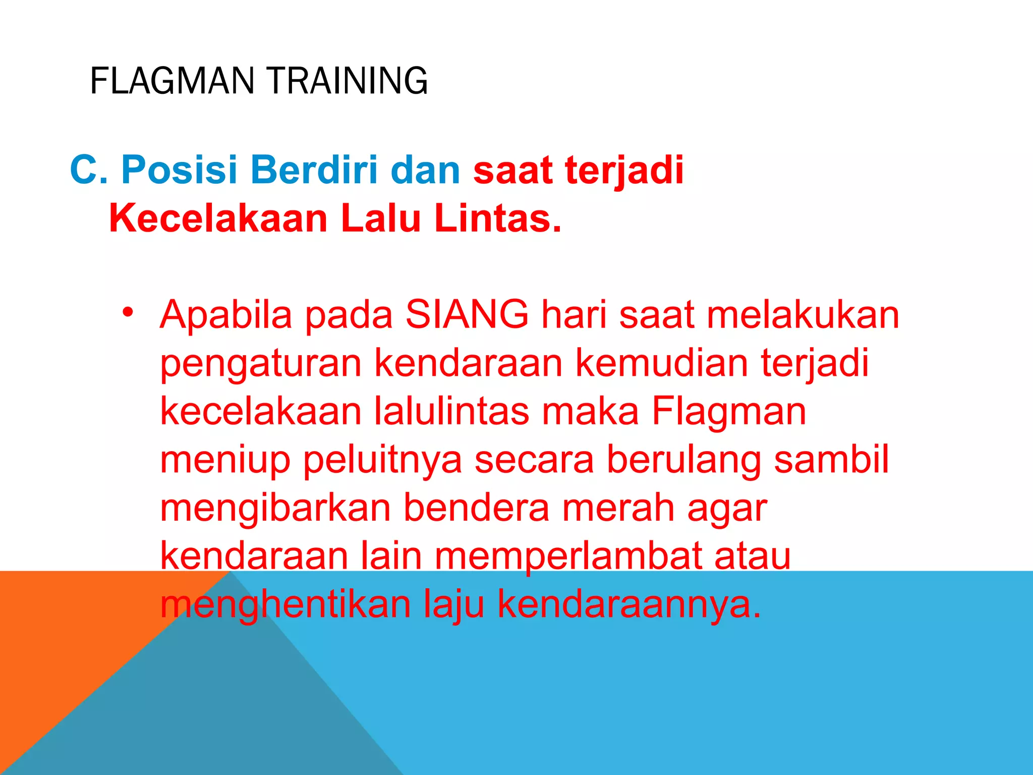 Flagman safety training | PPT