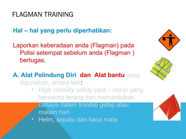 Flagman safety training | PPT