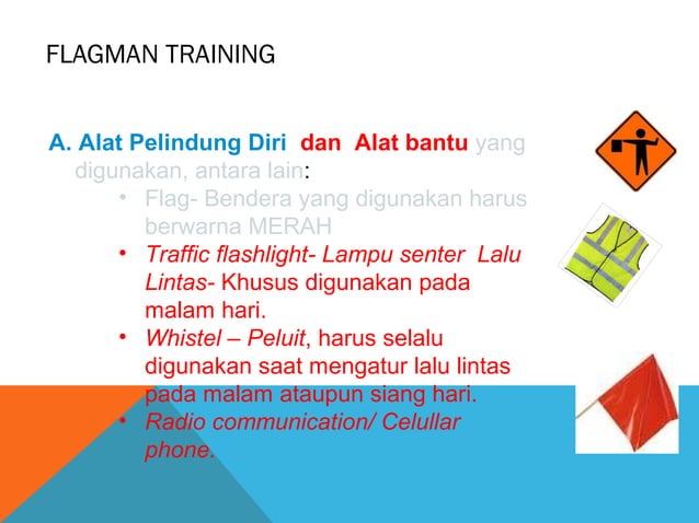 Flagman safety training | PPT