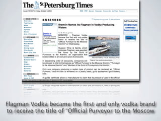 Flagman Vodka Launch in Slovakia | KEY | Food & Drink