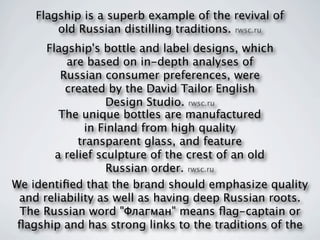 Flagman Vodka Launch in Slovakia | KEY | Food & Drink