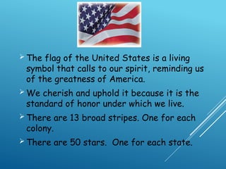 flag presentation to elementary grade kids | PPTX