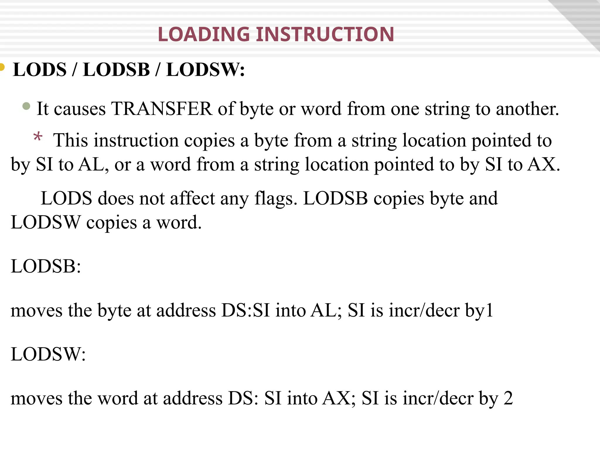 FLAG & PROCESSOR & STRING INSTRUCTIONS.pptx