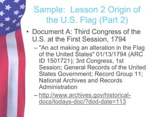 American Flag Protocol Initiative: Educating Children & Their ...