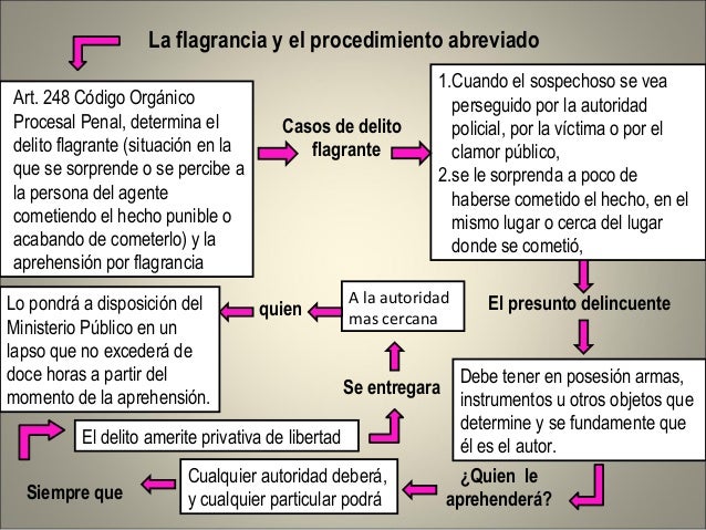 Flagrancia y procedimiento abreviado