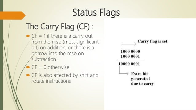 assembly flag resister