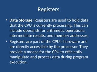 FLAGS AND REGISTERS.pptx CS5 IMP.pptx .. | PPT