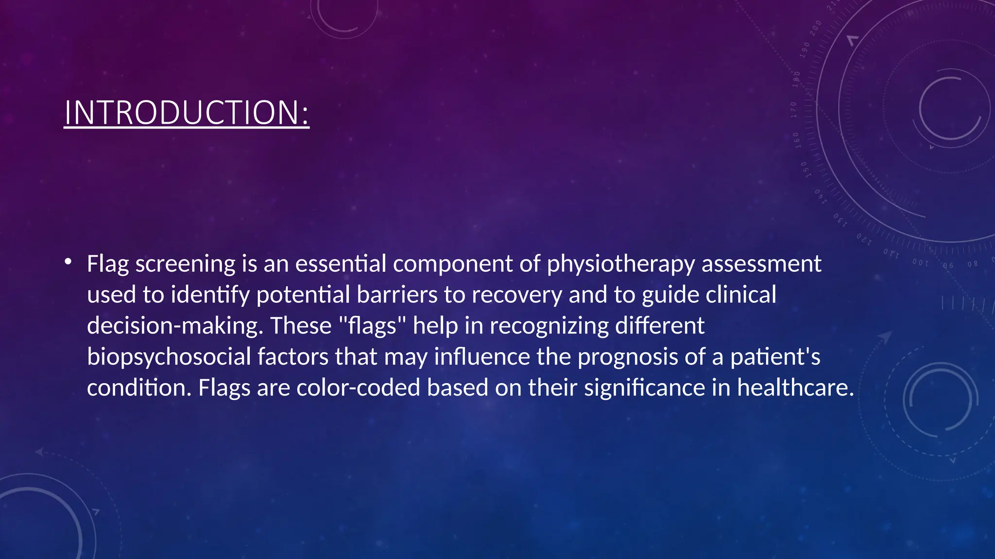 Flag Screening in Physiotherapy Examination.pptx
