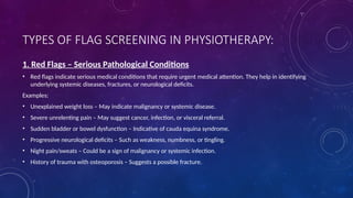 Flag Screening in Physiotherapy Examination.pptx