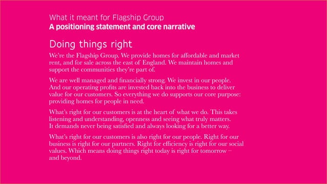 Flagship Group @ Transform conference Europe | PPT