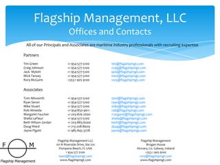 Flagship management llc 2013 | PPTX